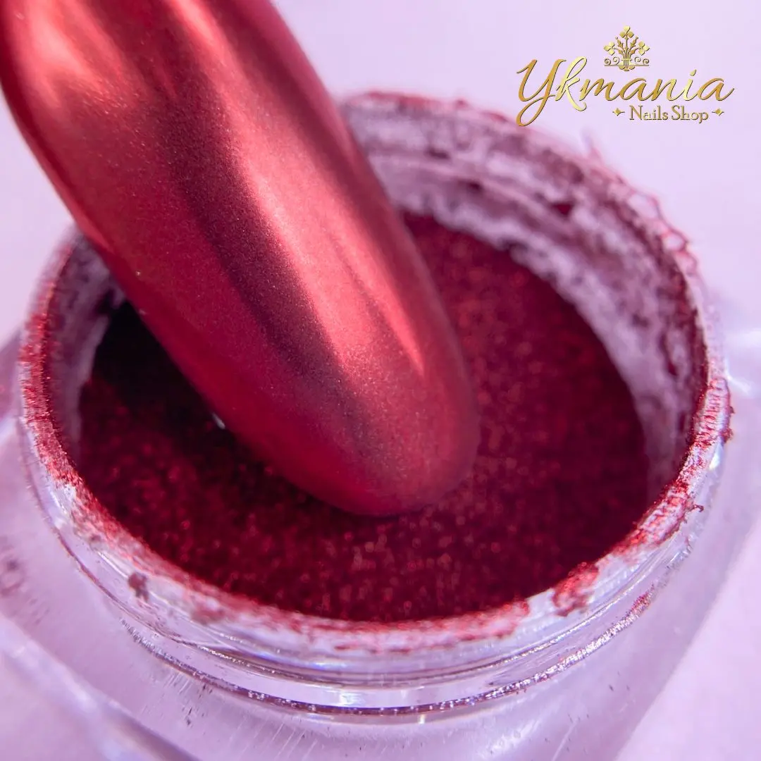 Efecto espejo Rojo Ykmania - Ykmania Nails Shop